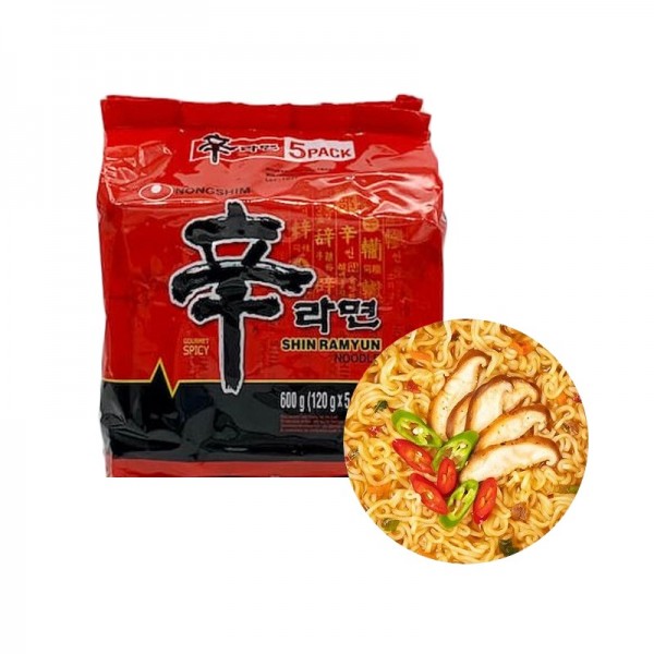Shin Ramyun Nongshim 5x120g – Taste of Asia